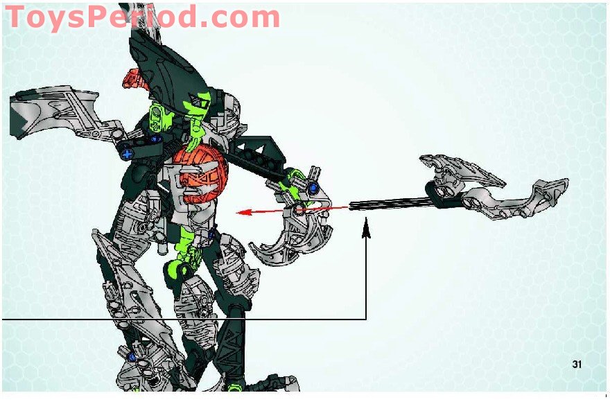 LEGO 8952 Mutran and Vican Instructions and Parts List