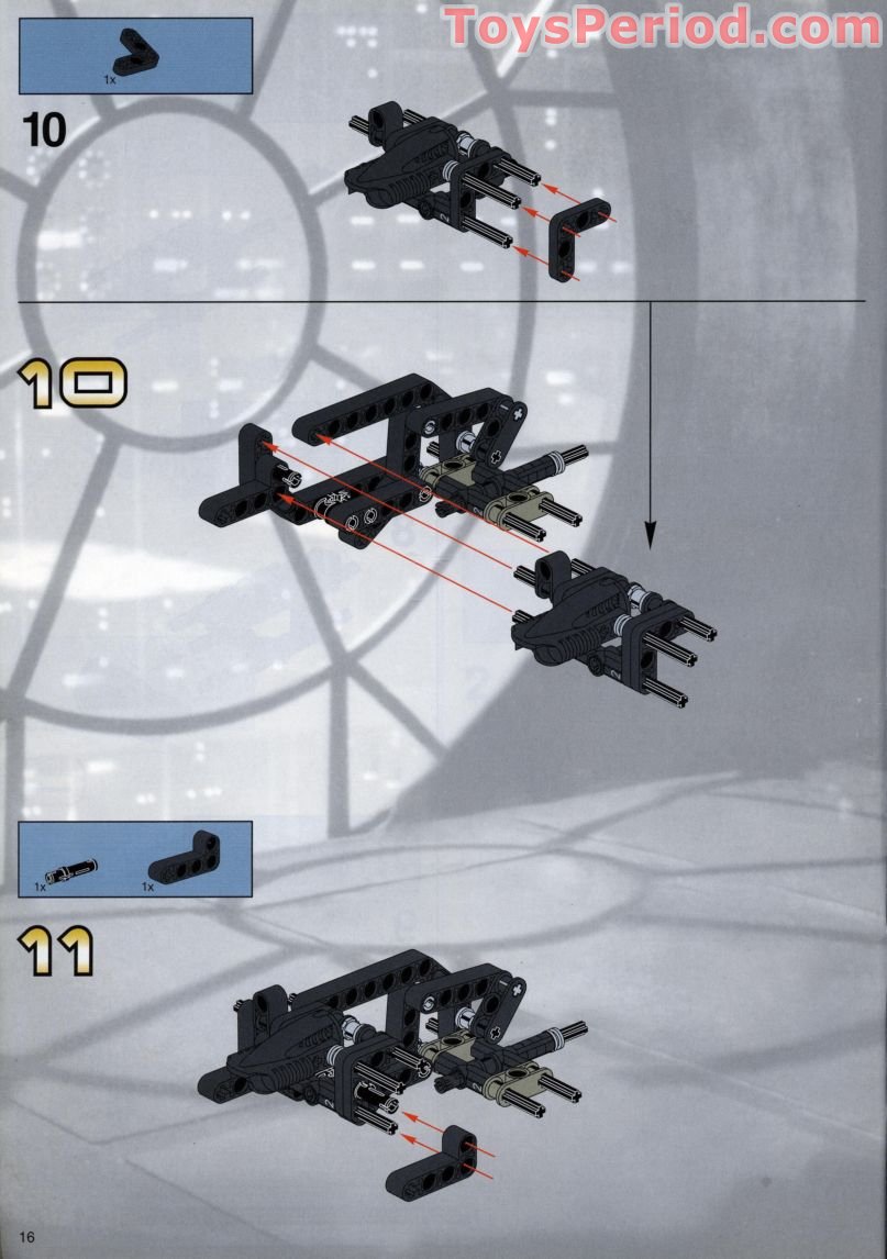 LEGO 8010 Darth Vader Instructions and Parts List