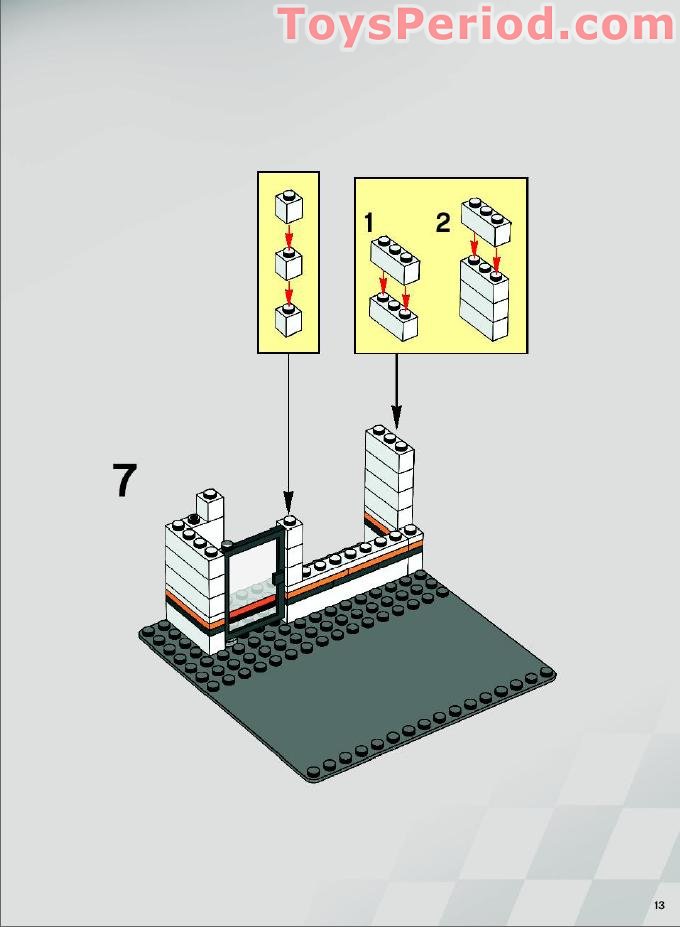 LEGO 8135 Bridge Chase Instructions and Parts List
