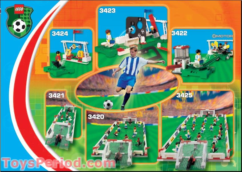 LEGO 3421 3 v 3 Shootout Instructions and Parts List