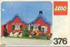 LEGO 376-2 Town House with Garden Instructions and Parts List
