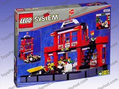 LEGO 4556 Train Station Instructions and Parts List