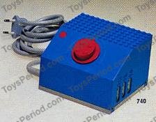 LEGO 740-2 12v Transformer for 220v Set Parts List