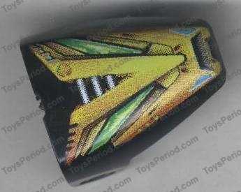 LEGO Sets with Part x209px1 Technic Throwbot Visor with Gold V Pattern ...