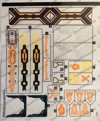 LEGO Sets with Part 70357stk01 Sticker Sheet for Set 70357 - (34329/ ...