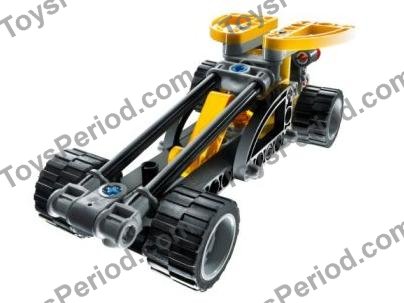 LEGO 8290 Mini Forklift Instructions and Parts List