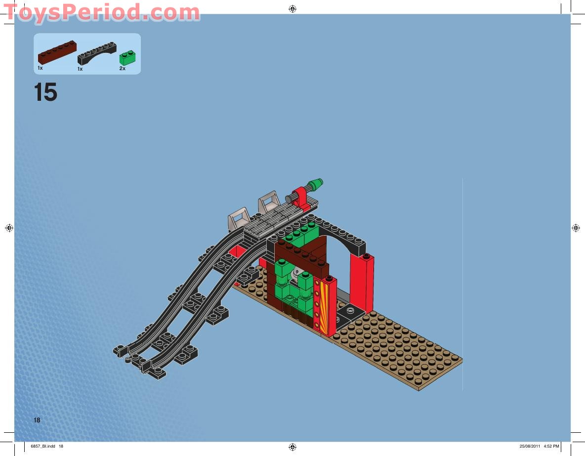 LEGO 6857 The Dynamic Duo Funhouse Escape Instructions and Parts List