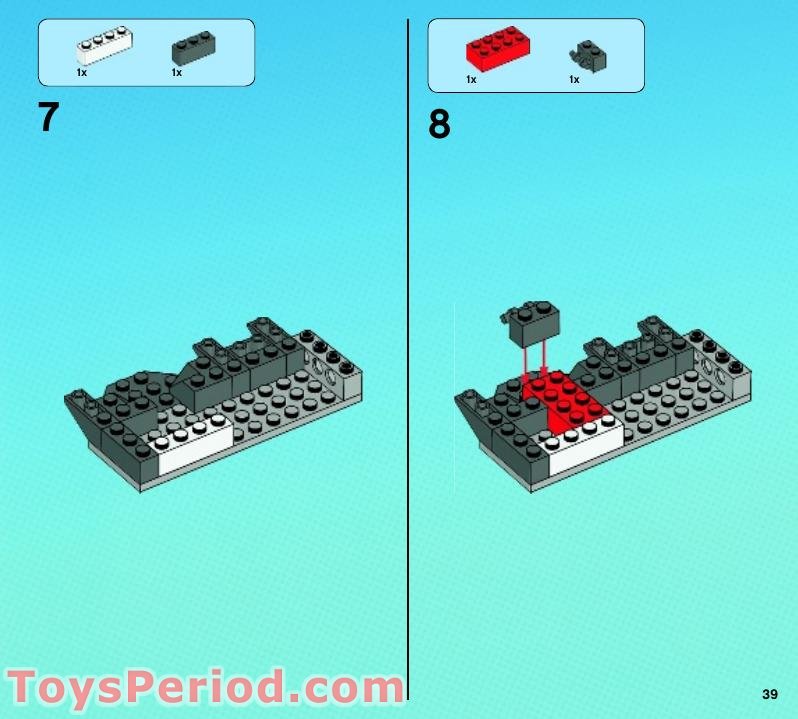 LEGO 76007 Iron Man: Malibu Mansion Attack Instructions and Parts List