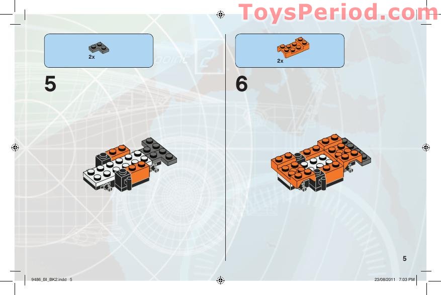 LEGO 9486 Oil Rig Escape Instructions and Parts List