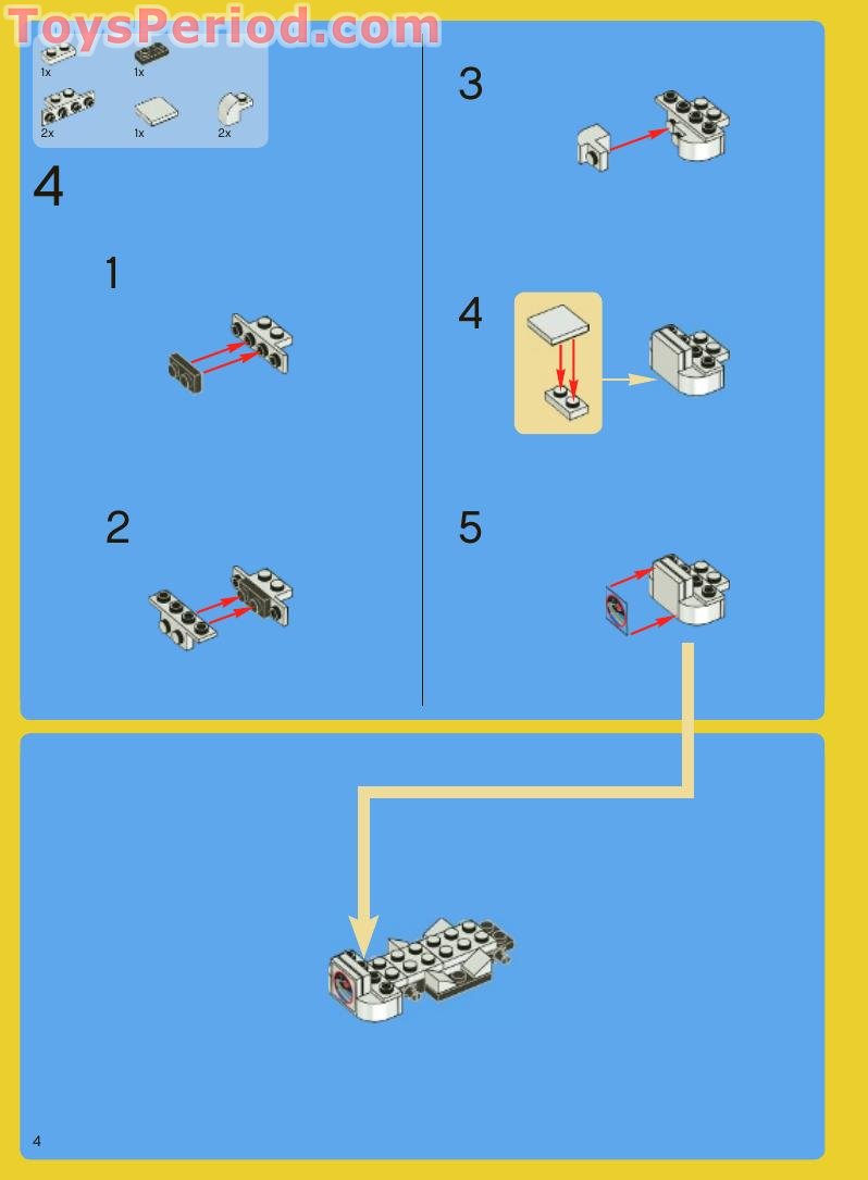 LEGO 10231 Shuttle Expedition Instructions and Parts List