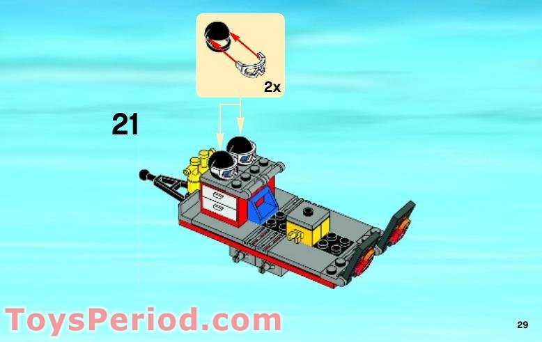LEGO 4433 Dirt Bike Transporter Instructions and Parts List