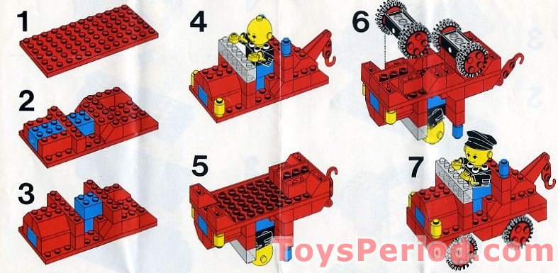 LEGO 330-2 Gas Station Instructions and Parts List
