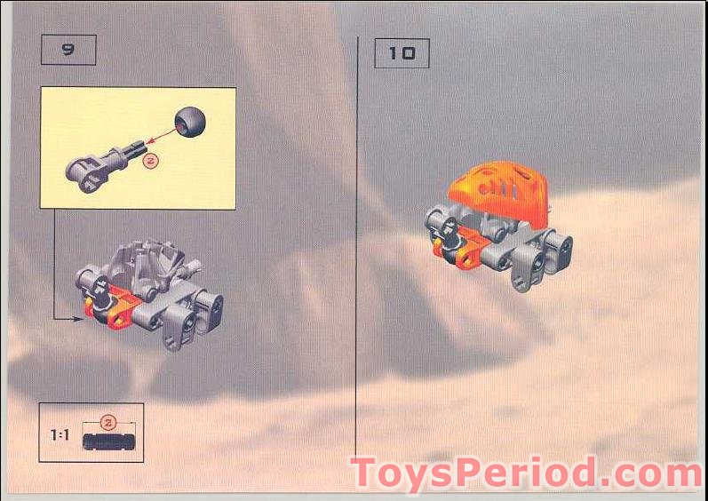 LEGO 10023 Bionicle Master Builder Set Instructions and Parts List