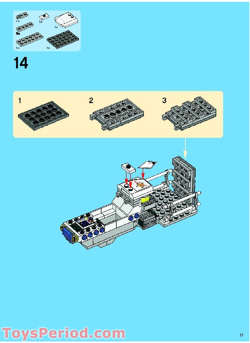 LEGO 10191 Star Justice Instructions and Parts List