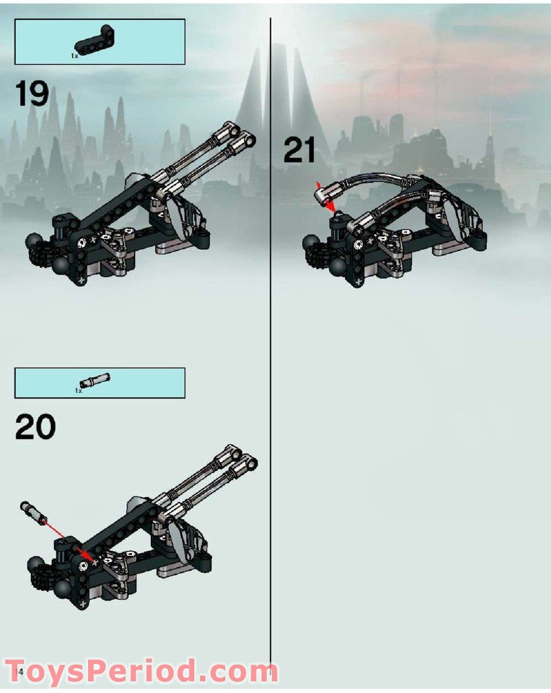 LEGO 10202-2 Ultimate Dume Instructions and Parts List