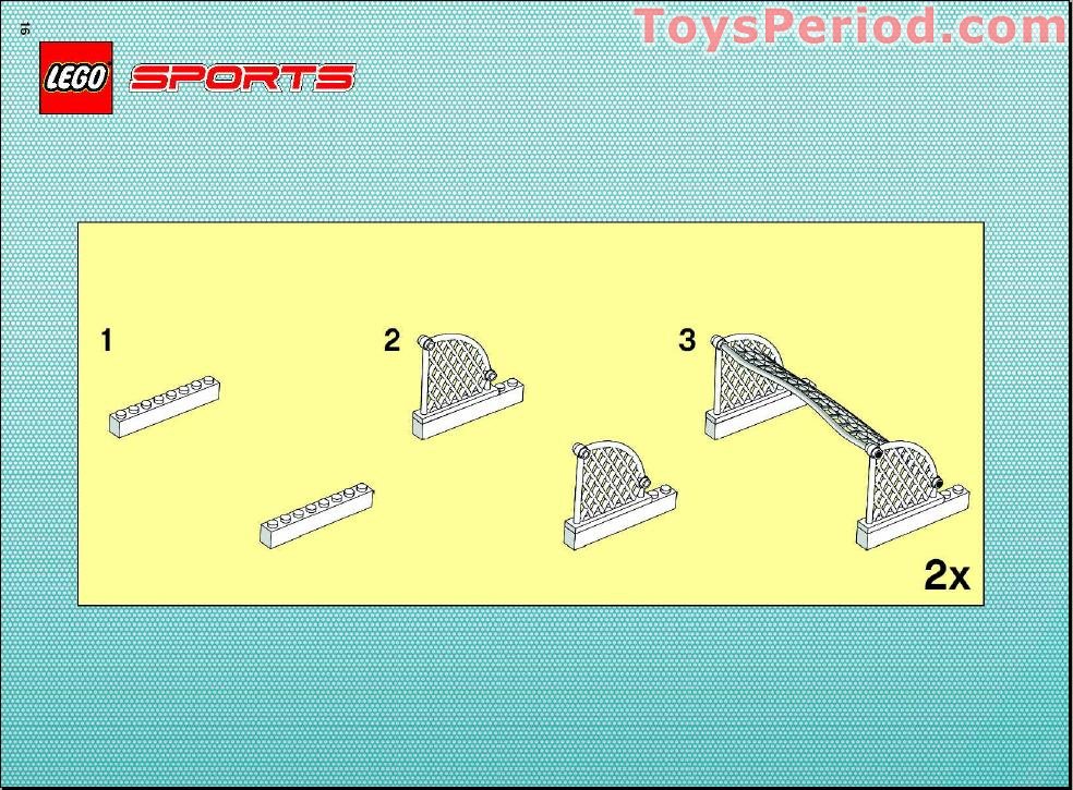LEGO 3569 Grand Soccer Stadium Instructions and Parts List