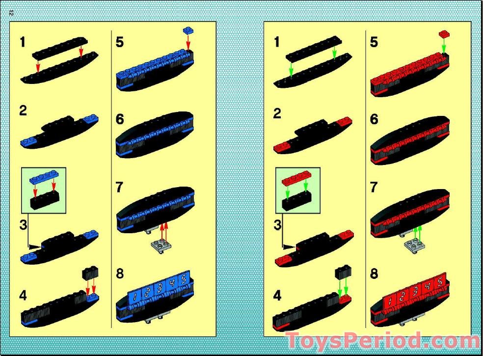 LEGO 3569 Grand Soccer Stadium Instructions and Parts List