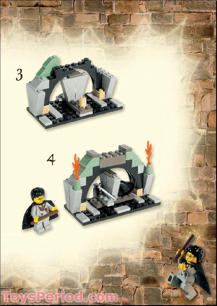 LEGO 4730 Chamber of Secrets Instructions and Parts List