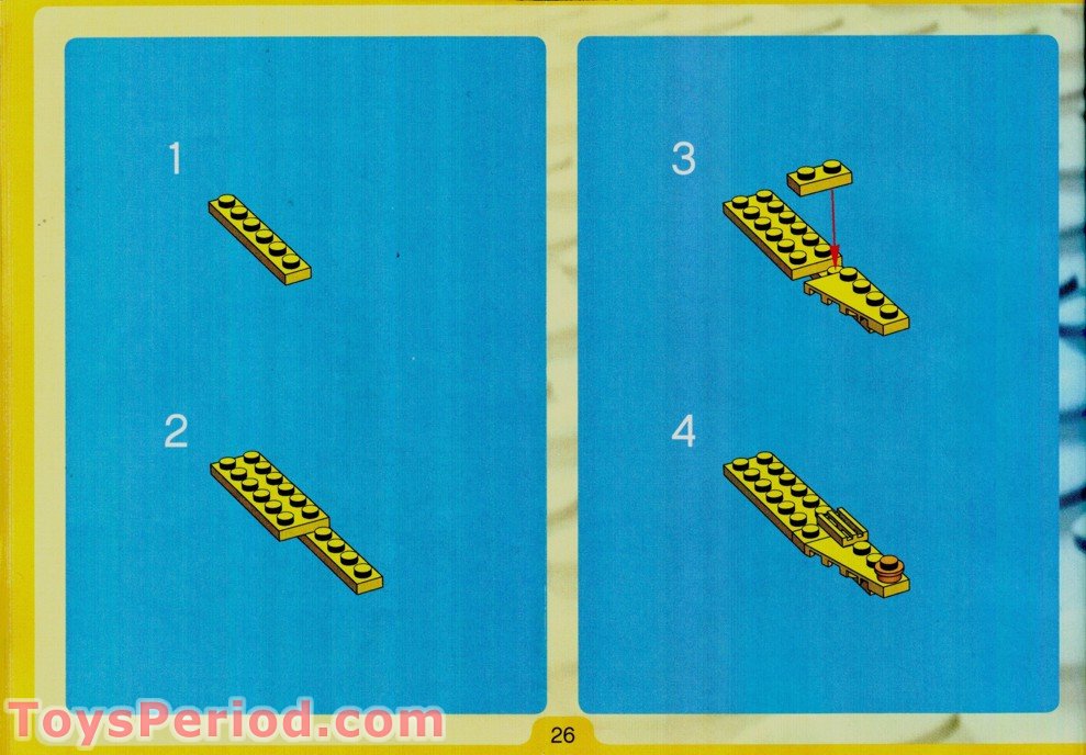 LEGO 4505 Sea Machines Instructions and Parts List