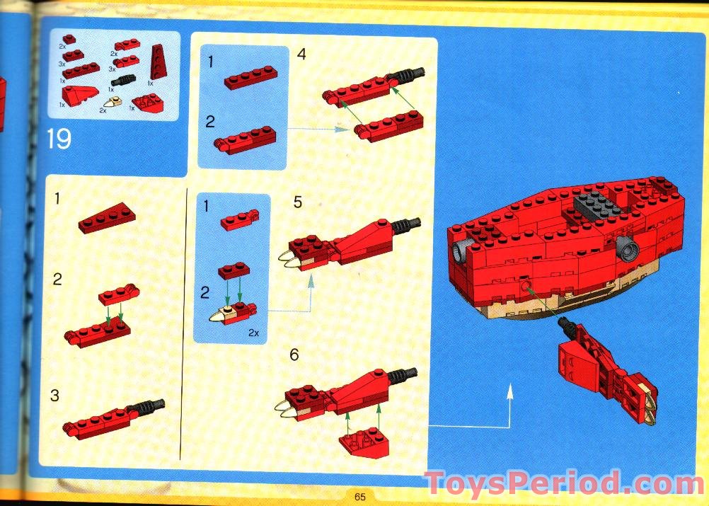 LEGO 4507 Prehistoric Creatures Instructions and Parts List