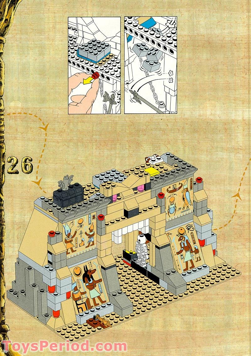 LEGO 5988 Pharaoh's Forbidden Ruins Instructions and Parts List