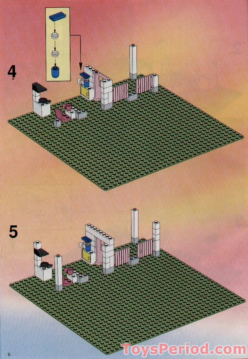 LEGO 6418 Country Club Instructions and Parts List