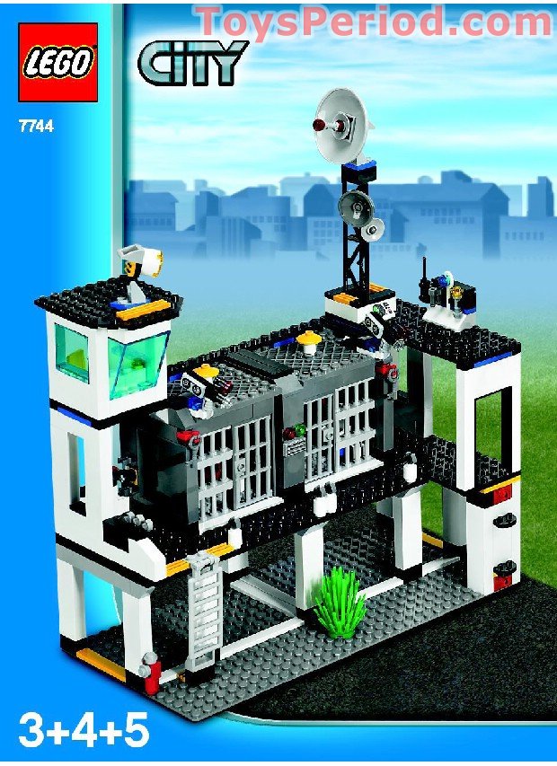LEGO 7744 Police Headquarters Instructions and Parts List