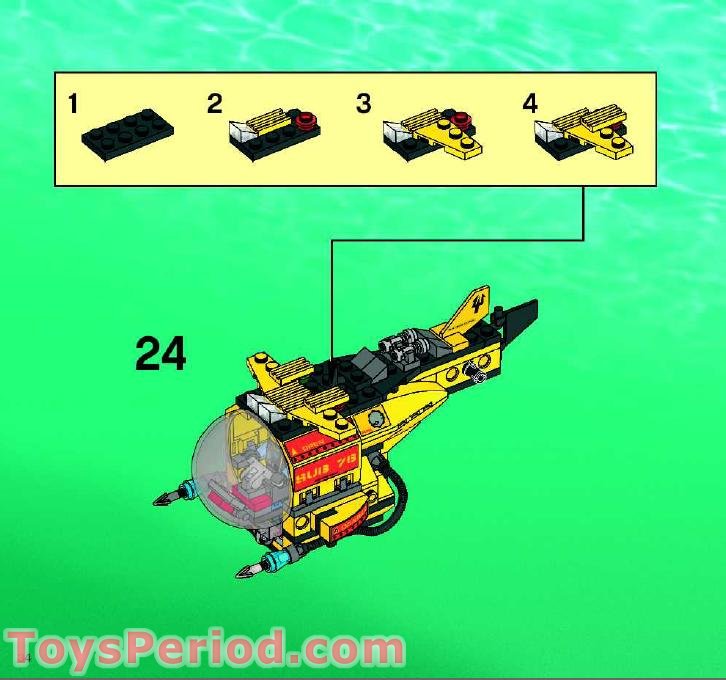 LEGO 7776 The Shipwreck Instructions and Parts List