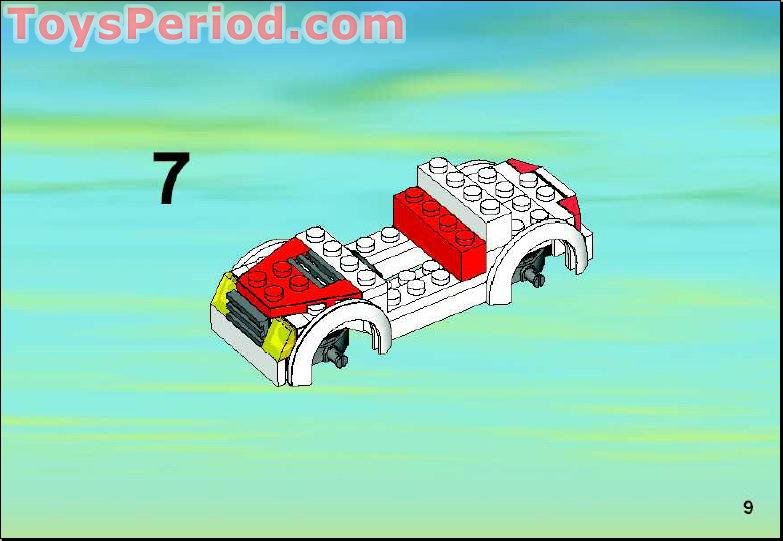 LEGO 7902 Doctor's Car Instructions and Parts List