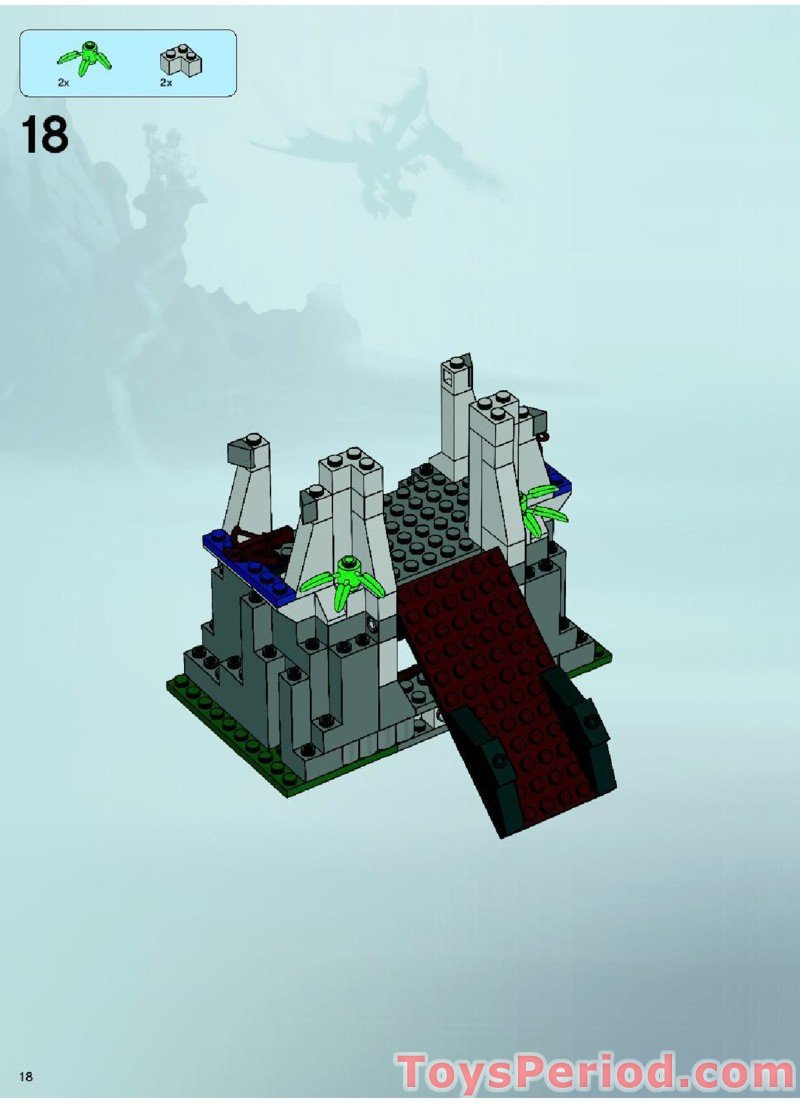 LEGO 7079 Drawbridge Defense Instructions and Parts List