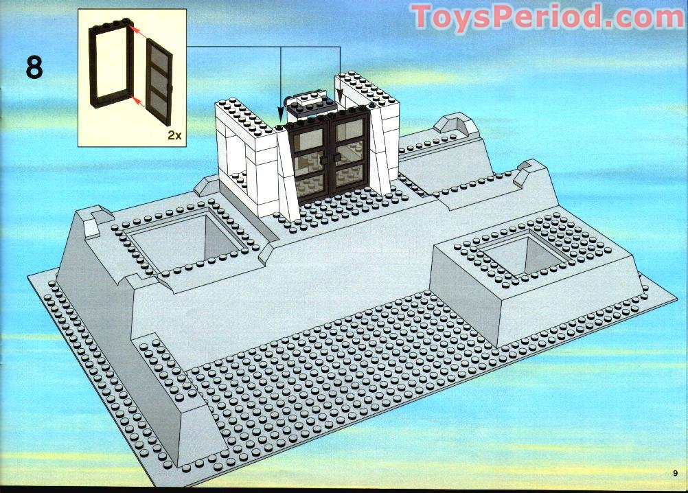 LEGO 7237-1 Police Station - with Light-Up Minifig Instructions and ...