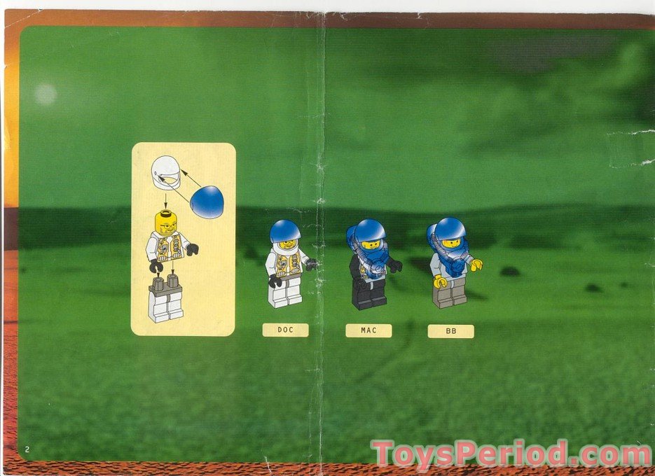 LEGO 7315 Solar Explorer Instructions and Parts List