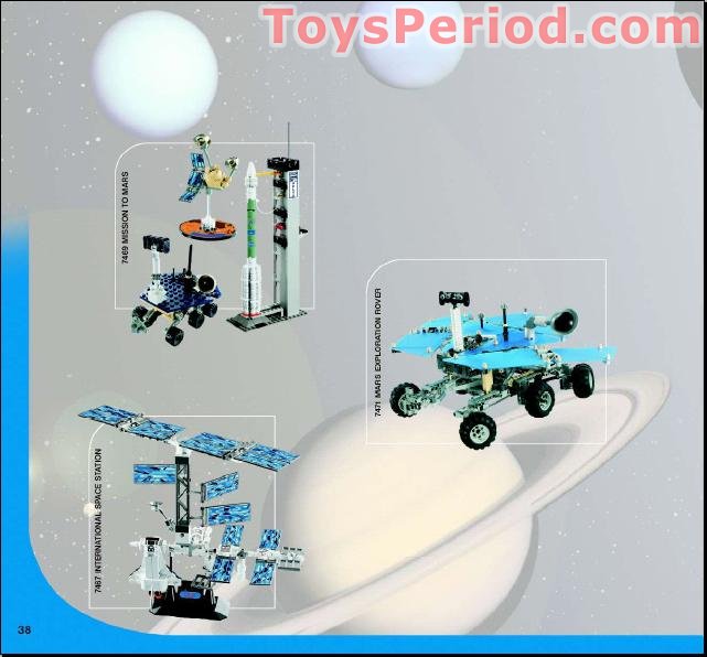 LEGO 7469 Mission to Mars Instructions and Parts List