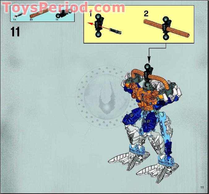 LEGO 8626 Irnakk Instructions and Parts List