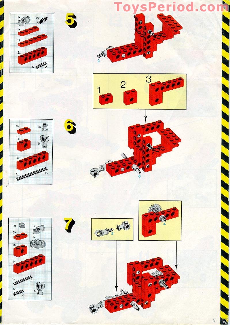 LEGO 8680 Arctic Rescue Base Instructions and Parts List