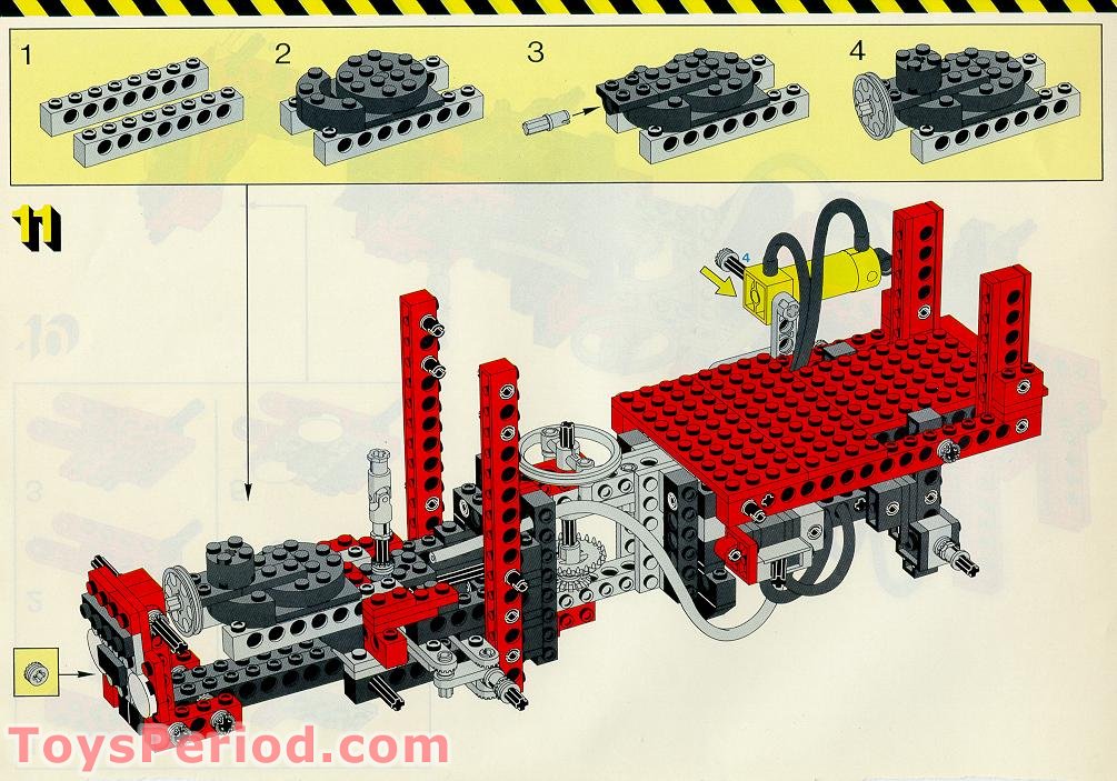 LEGO 8854 Power Crane Instructions and Parts List