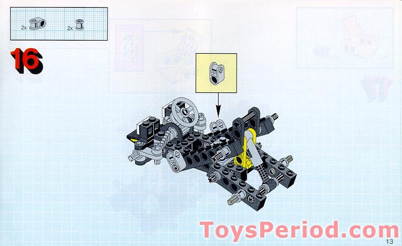 LEGO 8207 Dune Duster Instructions and Parts List