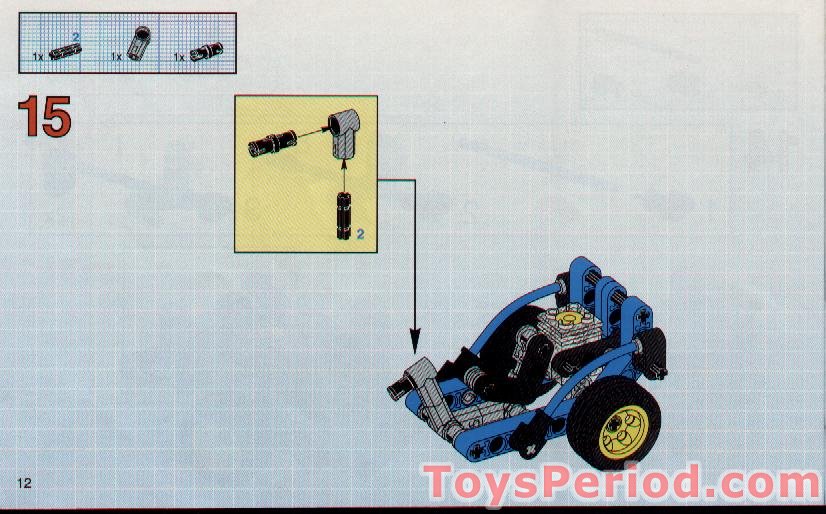 LEGO 8218 Trike Tourer Instructions and Parts List