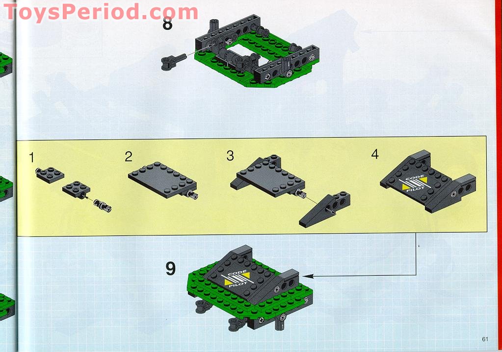LEGO 8479 Barcode Multi-Set Instructions and Parts List