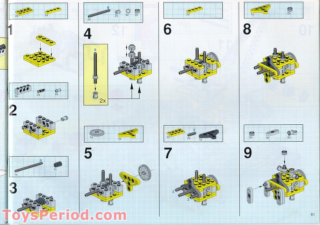 LEGO 8480 Space Shuttle Instructions and Parts List
