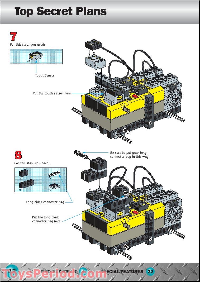 LEGO 9719 Robotics Invention System, Version 1.0 Instructions and Parts ...