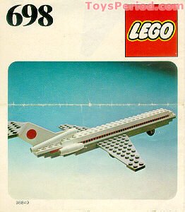 LEGO 698-1 Jal Boeing 727 Instructions and Parts List