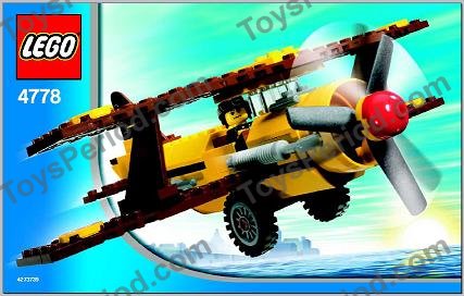 LEGO 4778 Desert Biplane Instructions and Parts List