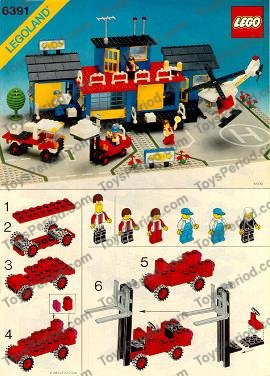 LEGO 6391 Cargo Center Instructions and Parts List