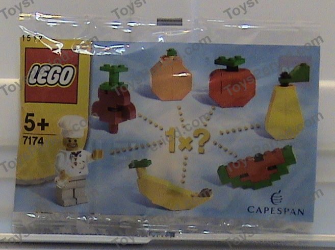 LEGO 7174 Banana - Capespan Promotional Set Parts List