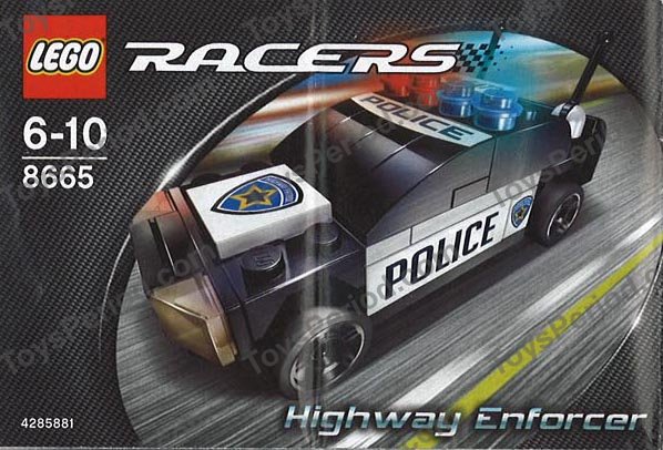 LEGO 8665 Highway Enforcer Instructions and Parts List