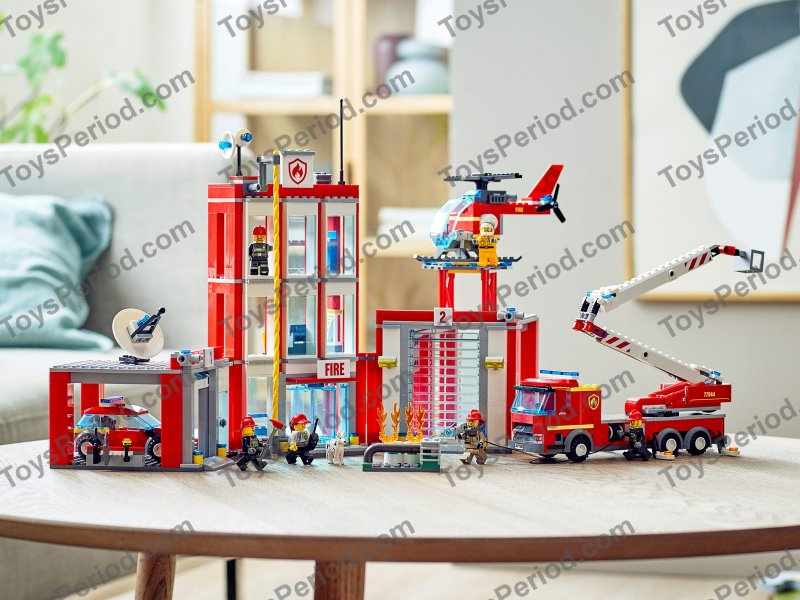 LEGO 77944 Fire Station Headquarters Set Parts List
