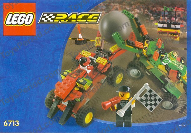 LEGO 6713 Grip 'n' Go Challenge Instructions and Parts List