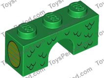 LEGO Sets with Part 4490pb10 Arch 1 x 3 with Scales and Lime Oval with ...