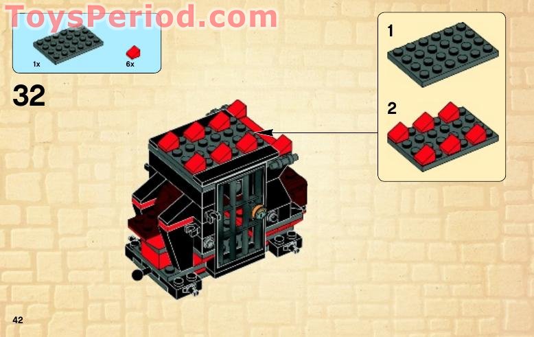 LEGO 70401 Gold Getaway Instructions and Parts List